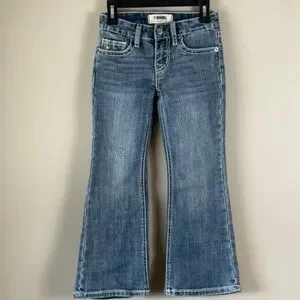 Rock & Roll Cowgirl | Bottoms | Rock Roll Denim Girls Embellished ...